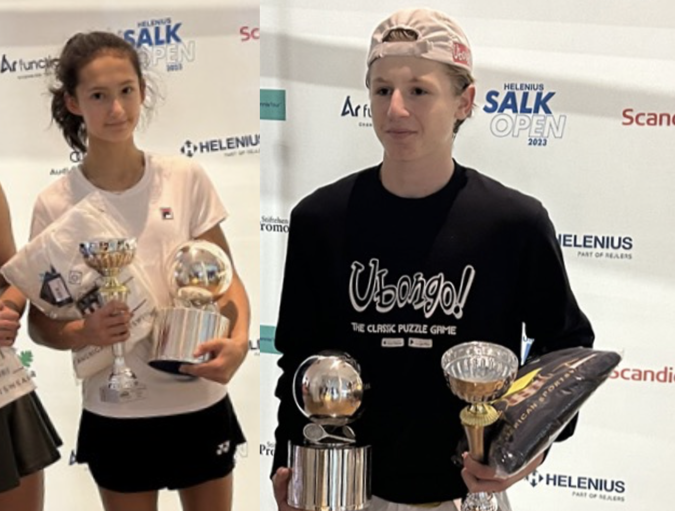 Dubbla titlar för Lea Nilsson och William Rejchtman Vinciguerra ...