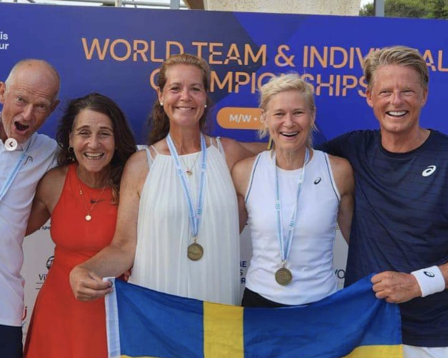Svensk succé i Veteran-VM – Svenska Tennisförbundet